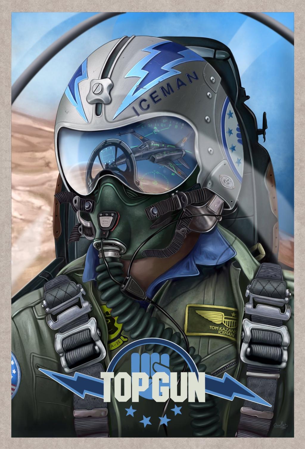 익스트림무비 - 해외 아티스트 '탑건' 매버릭 & 아이스맨 팬아트