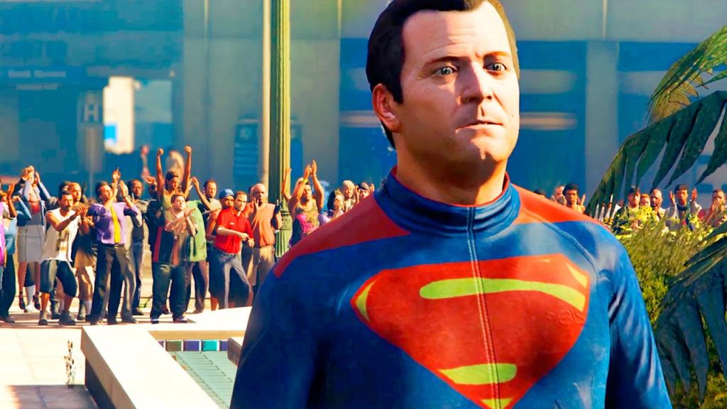 익스트림무비 - [배트맨 v 슈퍼맨] GTA 5버전의 패러디 예고편