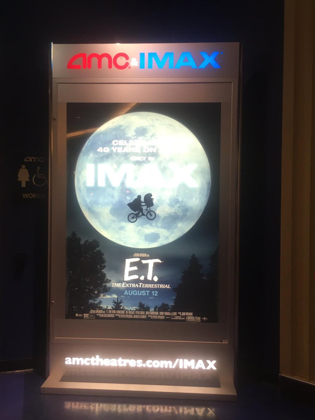익스트림무비 - [E.T.] IMAX 홍보 배너 및 극장 내 포스터 (북미 극장)