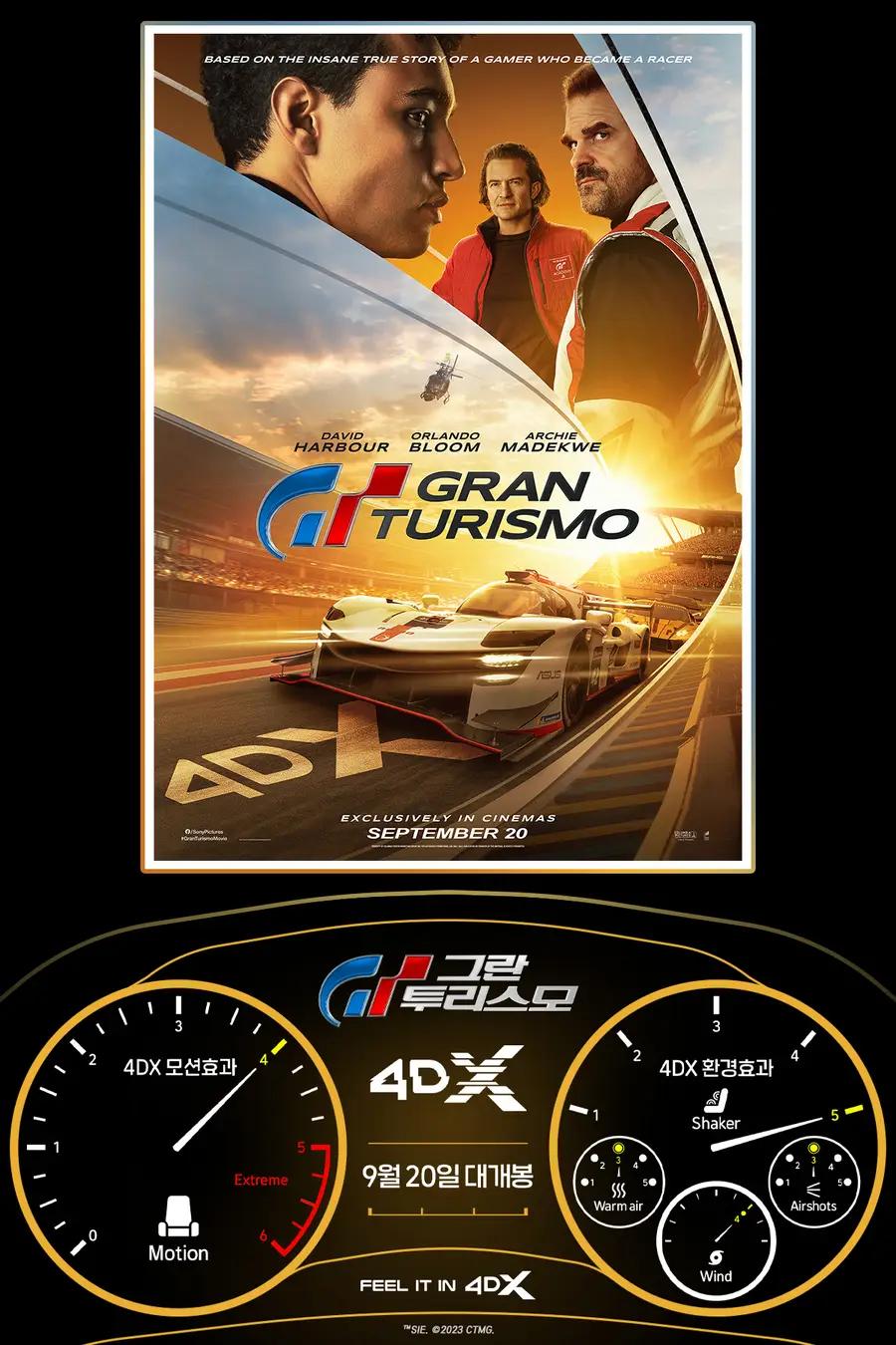 익스트림무비 - 그란 투리스모 4DX 효과표