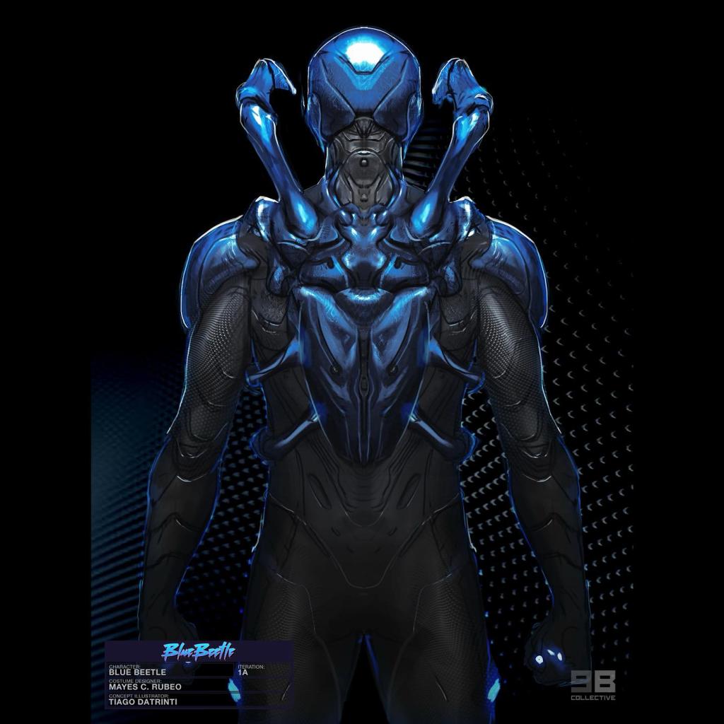 익스트림무비 - ‘블루 비틀’ 초기 컨셉아트들