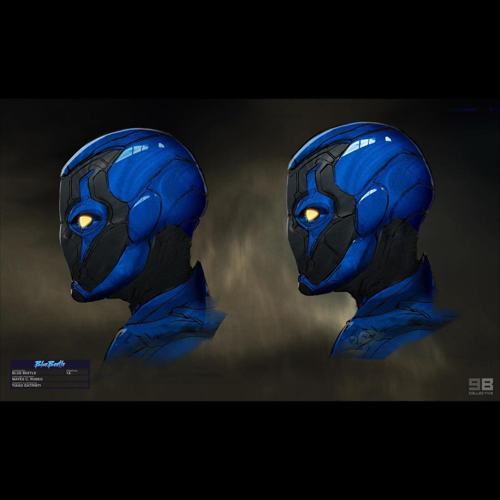 익스트림무비 - ‘블루 비틀’ 초기 컨셉아트들