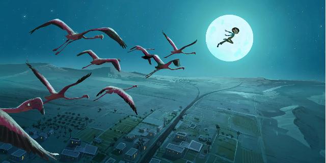 익스트림무비 - 쉐일린 우들리-잭 화이트홀,로맹 푸에르톨라 소설 '에펠탑만큼 커다란 구름을 삼킨 소녀' 애니메이션 각색판 목소리 출연