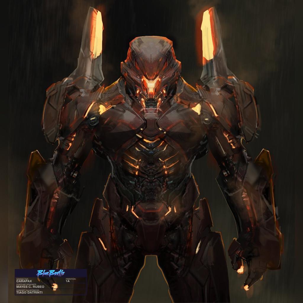 익스트림무비 - '블루 비틀' 컨셉아트 샘플들