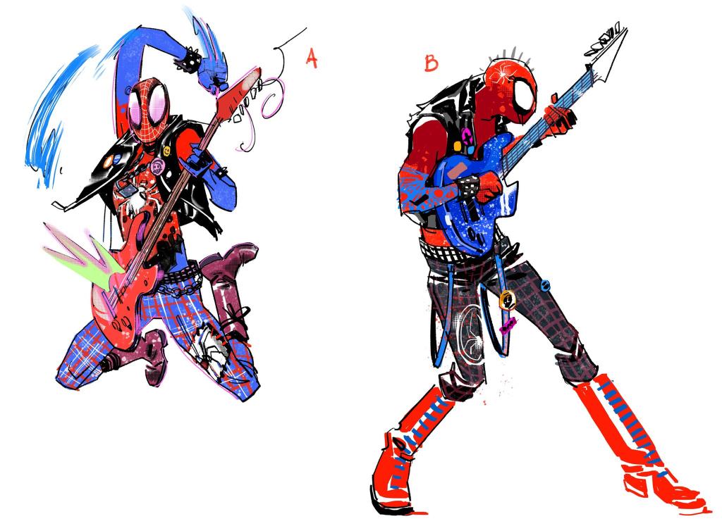 익스트림무비 스파이더맨 어크로스 더 유니버스 캐릭터 초기 컨셉