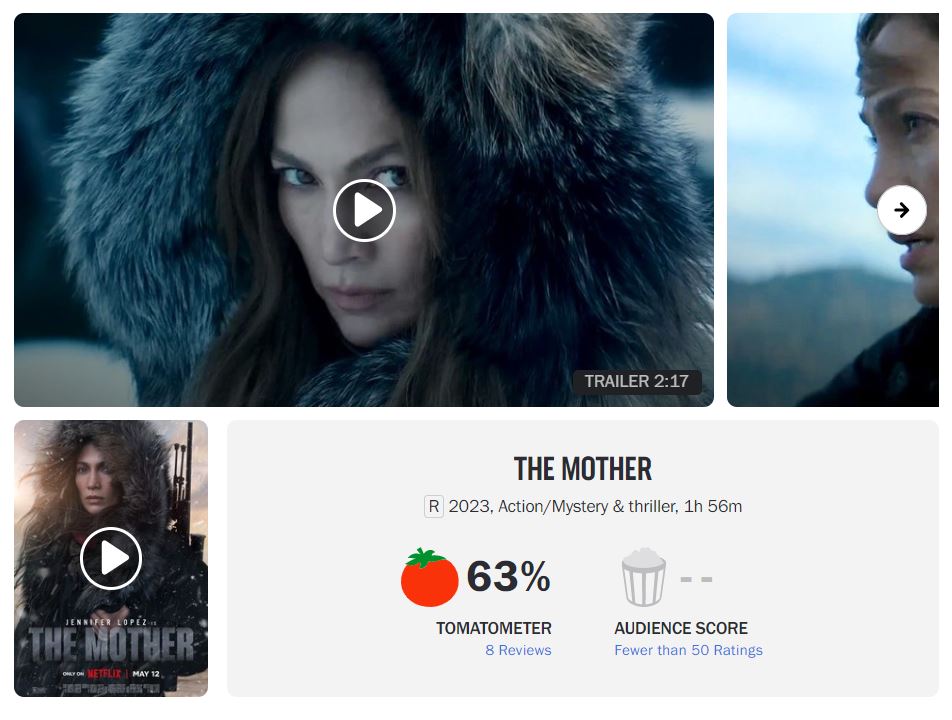 익스트림무비 - 오늘 넷플릭스 공개 '내 이름은 마더' 로튼토마토 초기 평
