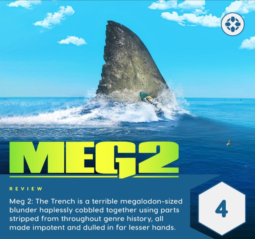 익스트림무비 - MEG2 (메가로돈2) 첫 로튼 메타 IGN리뷰