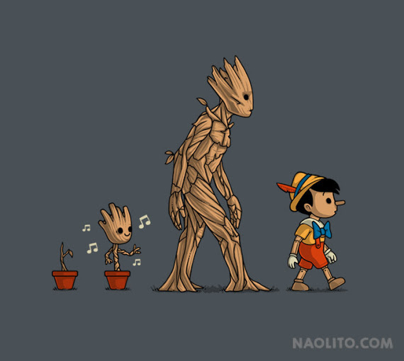 익스트림무비 - 그루트의 성장과정